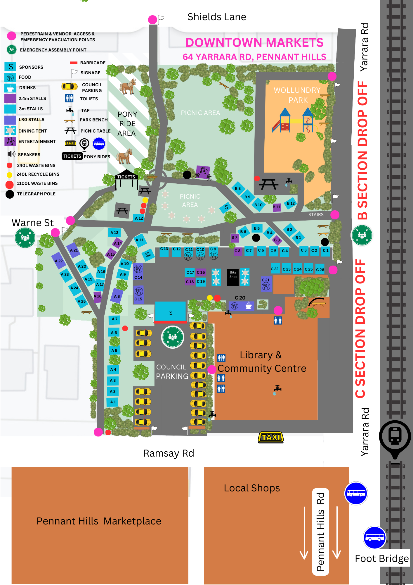 VENDORS - DOWNTOWN MARKETS